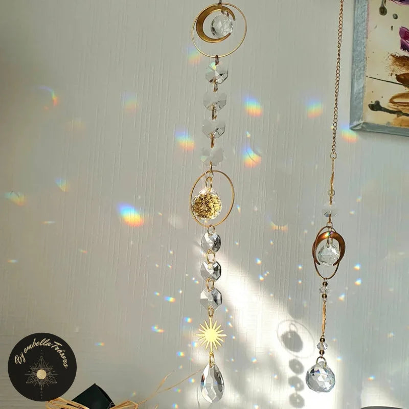 Attrape Soleil Lune Prisme en Cristal - COMETE | Sun Cather DIY Cristaux en Verre