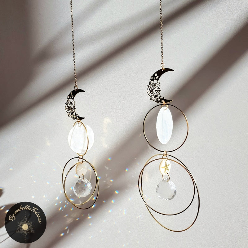 Attrape-soleil Cristal et Lune - PEGASE | Suncatcher Crystals