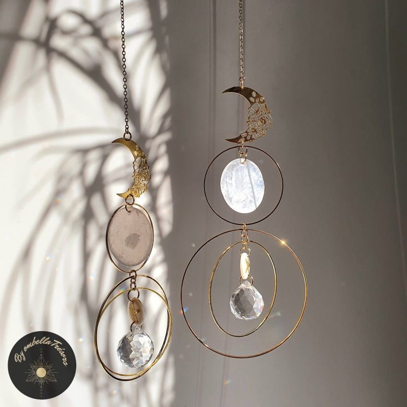 Attrape-soleil Cristal et Lune - PEGASE | Suncatcher Crystals