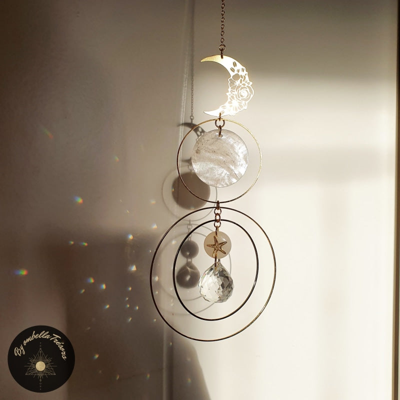 Attrape-soleil Cristal et Lune - PEGASE | Suncatcher Crystals